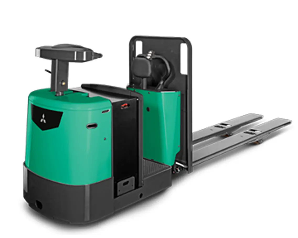 Center Rider Pallet Jack - PMCR27M-36M | Mitsubishi Forklift Trucks