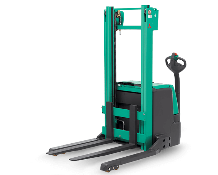 Walkie Rider Pallet Jacks, End Riders & Stackers | Mitsubishi Forklift ...